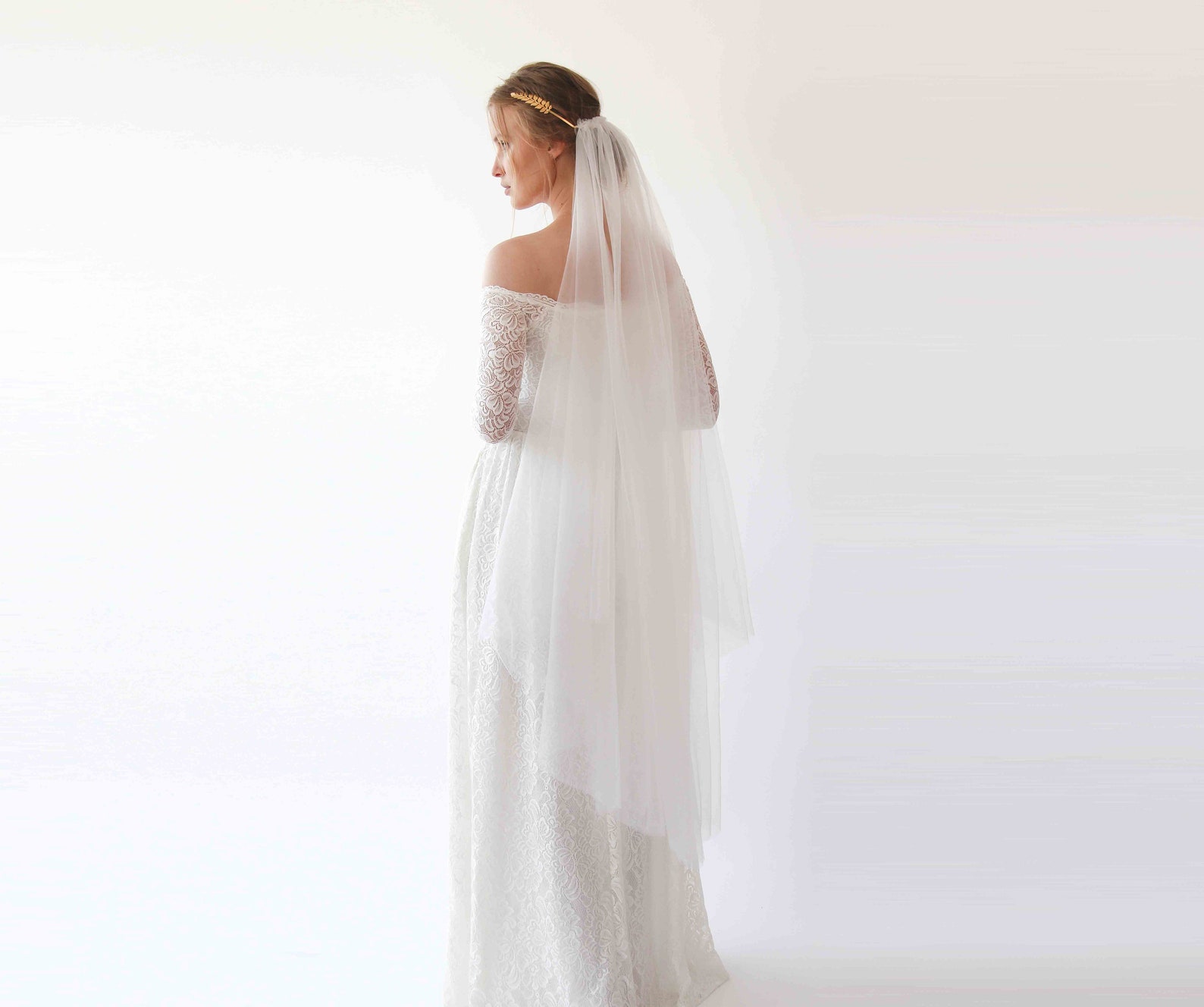 Goddess Crown Headpiece Veil 4030 | Etsy