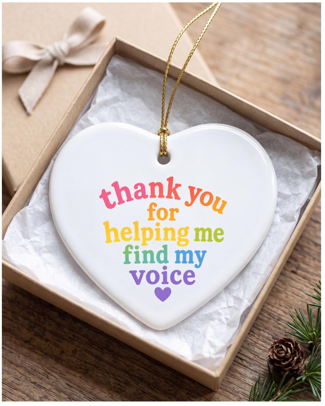 Thank You Gift for Speech Therapists and Assistants | Hanging Ornament ...