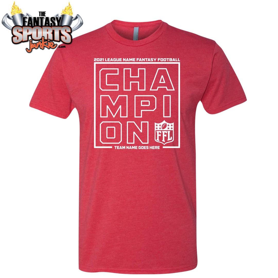 Fantasy Football Champion Shirt Custom & Personalized W/ Your Team Name ...