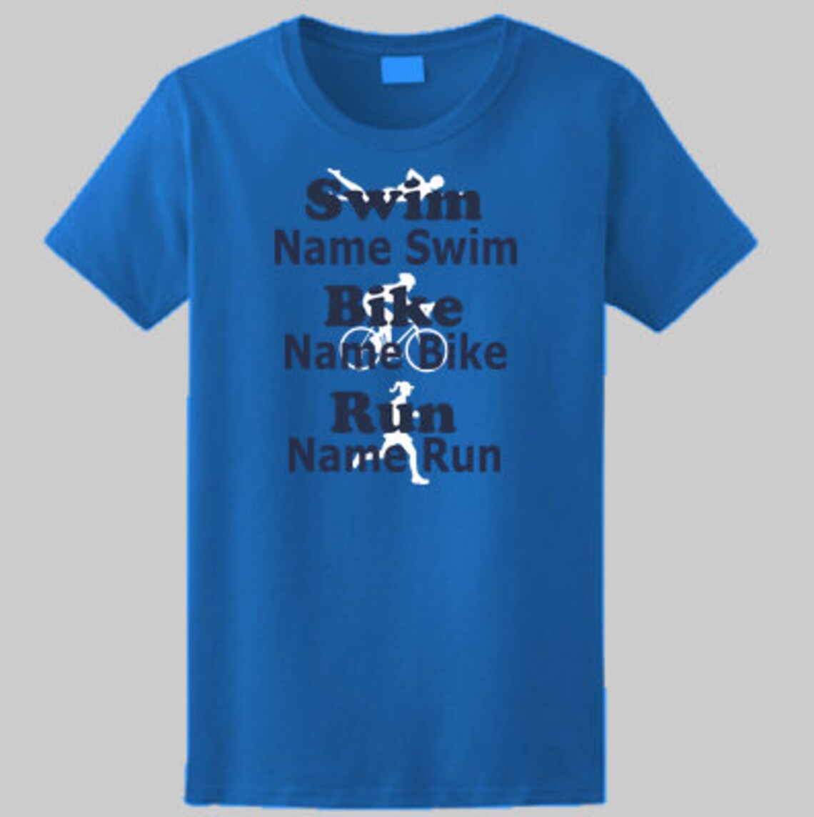 Triathlon Shirt - Custom Female Triathlete Support Women's T-shirt ...