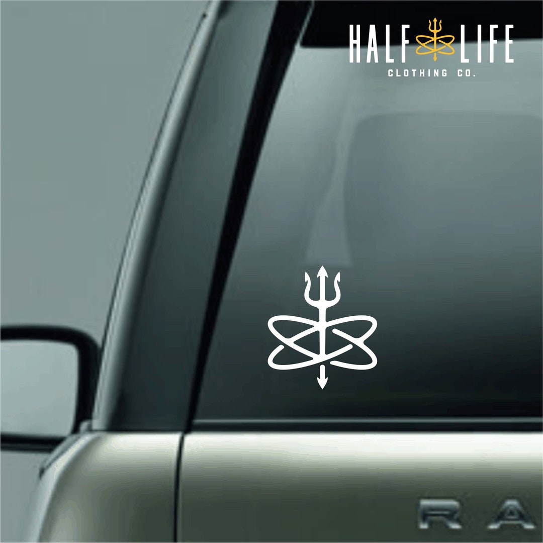 Atom Trident of Poseidon Die Cut Decal | Navy Nuke | Nuclear Navy ...