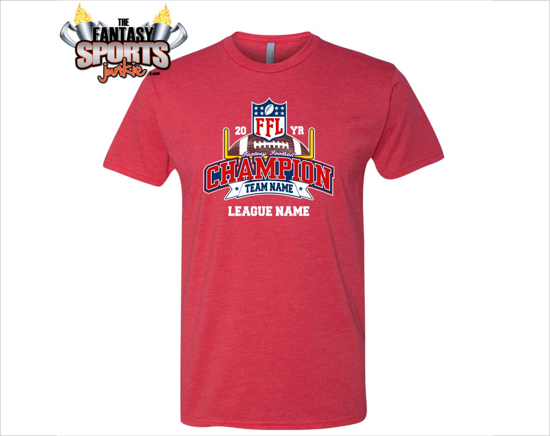 Fantasy Football Champion Shirt Custom Personalized Championship W ...