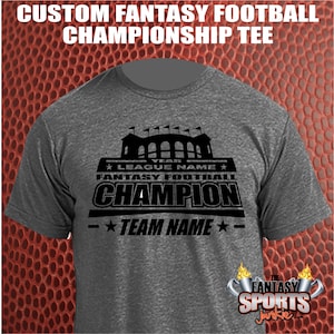 Property of Fantasy Football Stadium Championship T-shirt Personalized ...