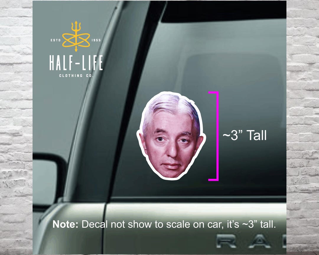 Rickover Head Decal Navy Nuke Nuclear Navy Half-life Clothing Company ...