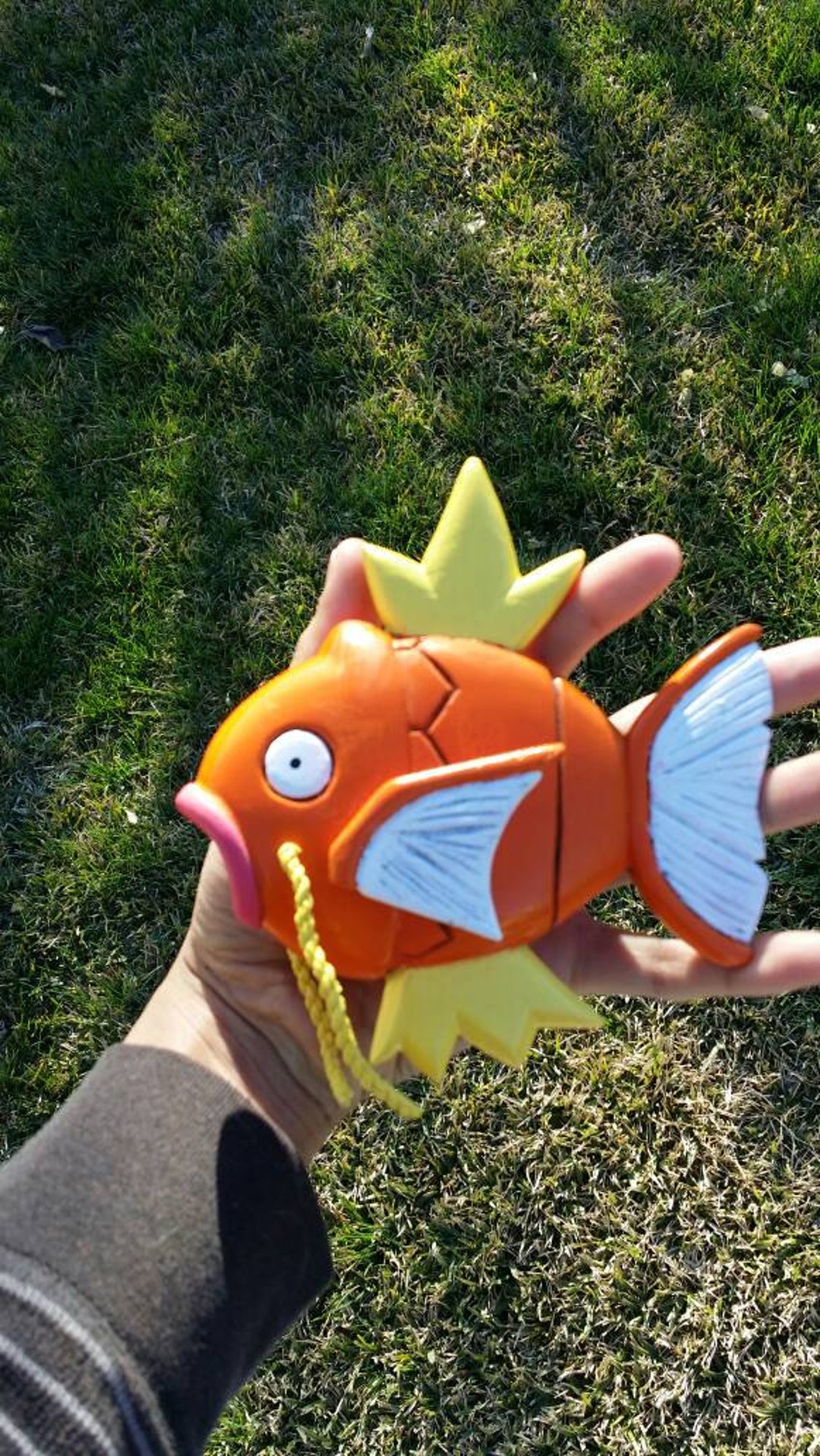 Magikarp Sculpture (hand Carved From Wood) - Etsy