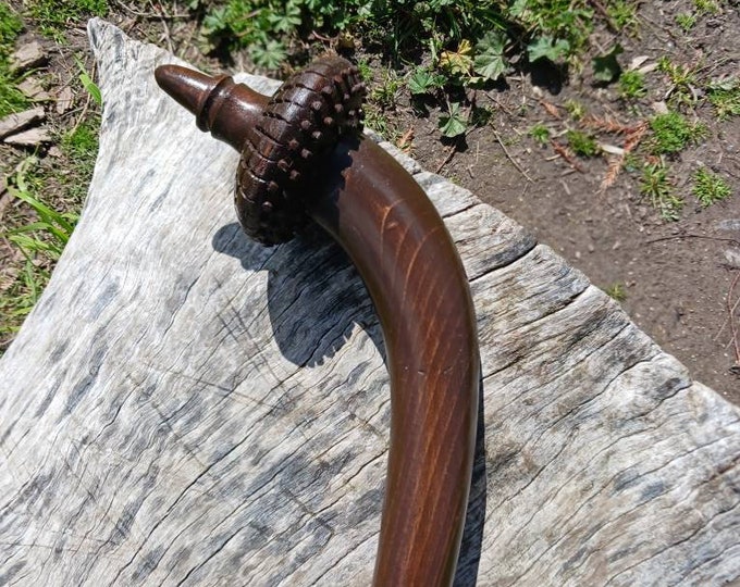 Gaffi Stick hand Carved From Wood - Etsy