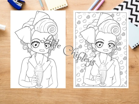 Rockabilly Coloring Pages