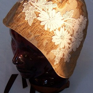 Custom Coif: Beaded or Appliqued Custom Coif, Your Choice of Fabric ...