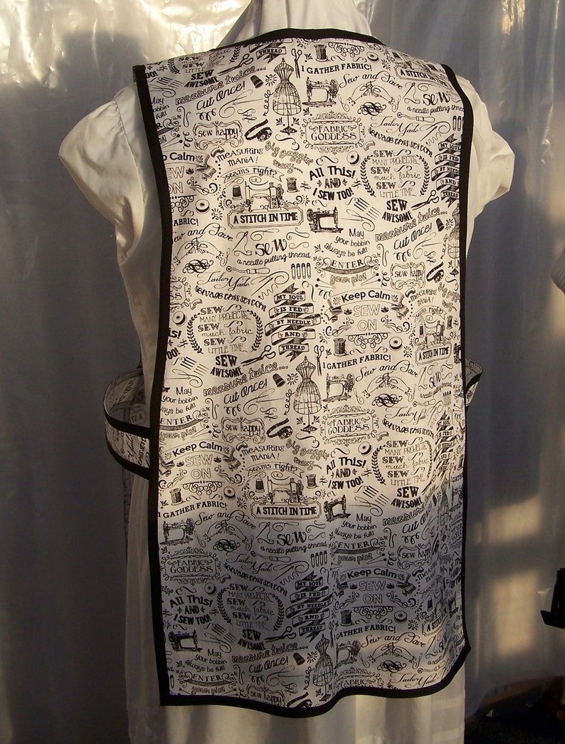 Monochromatic Over-the-head Apron With Snap Fasteners at the Waist - Etsy