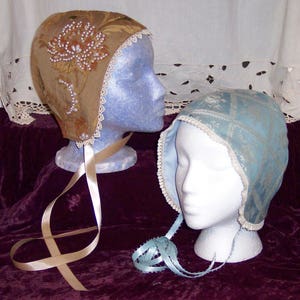 Custom Coif: Beaded or Appliqued Custom Coif, Your Choice of Fabric ...