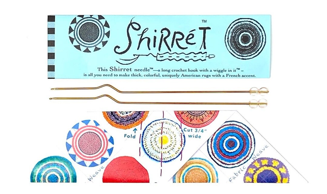 Two-fer Shirret™ Crochet Aluminum Crochet Needles, Two For - Etsy