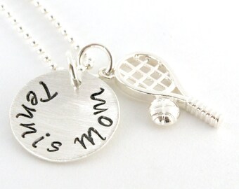 Tennis Necklace with Personalized Name Custom Tennis Jewelry | Etsy