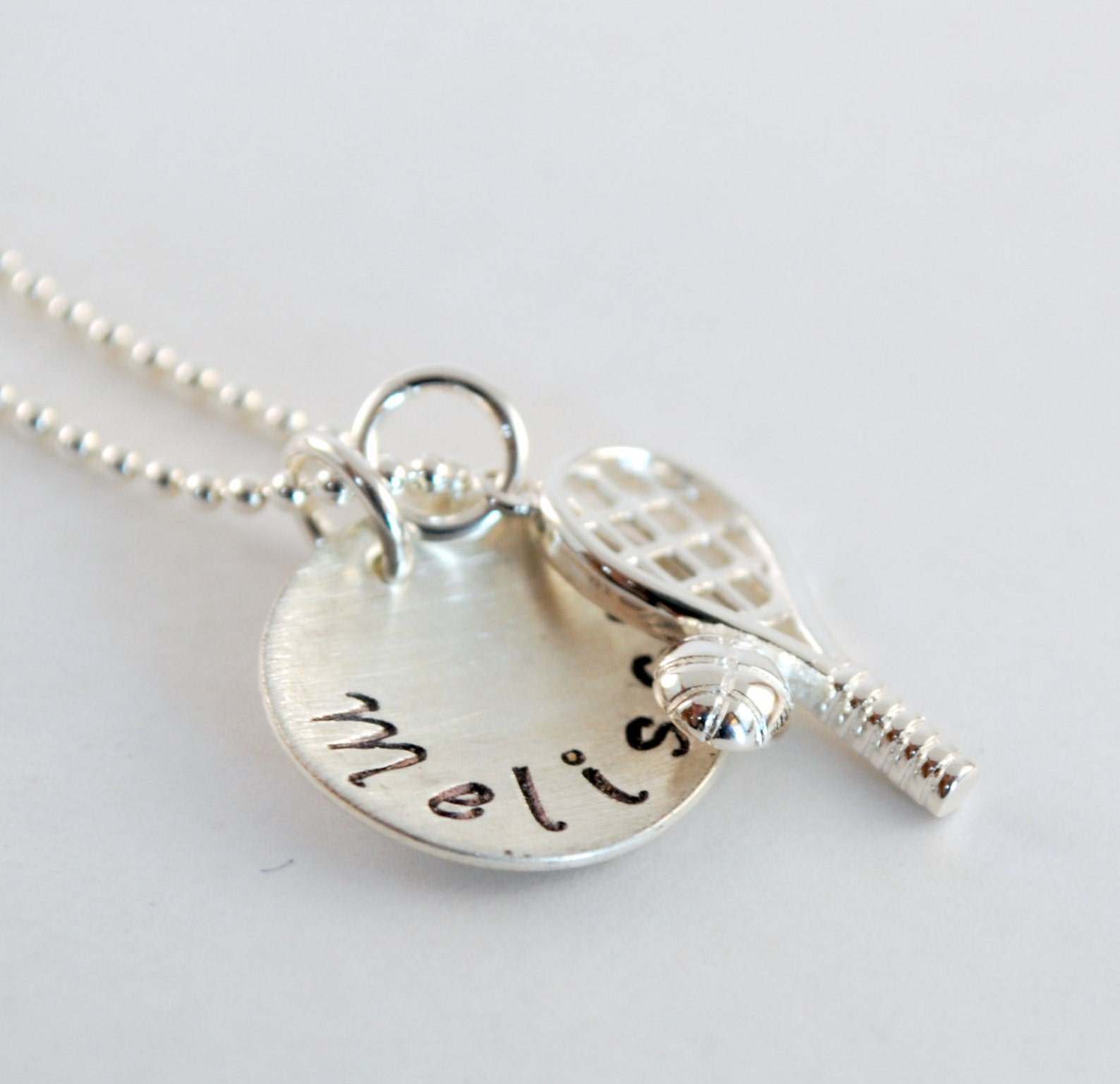 Tennis Necklace With Personalized Name Custom Tennis Jewelry - Etsy