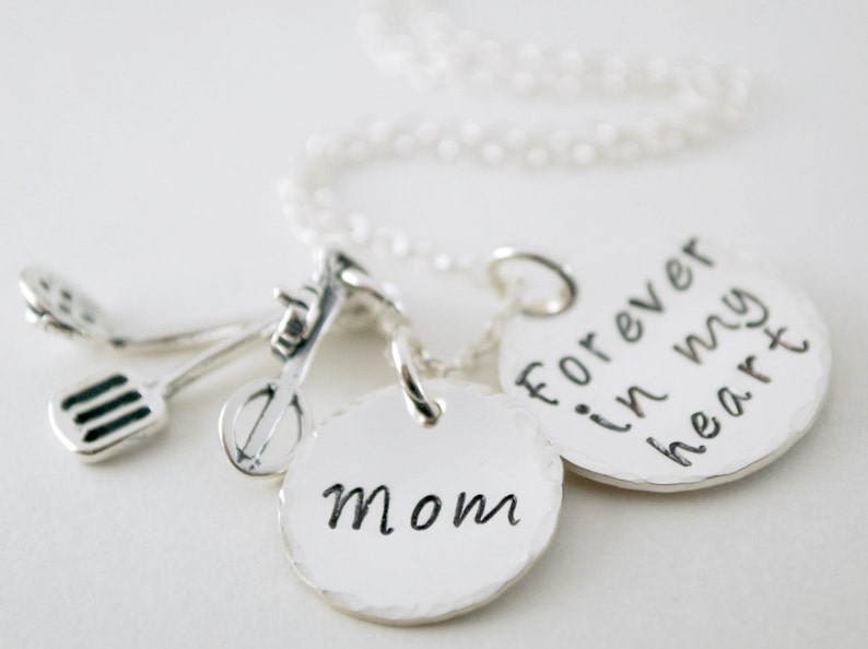 Cooking Utensil Charm Memorial Jewelry Mom Memorial Jewelry | Etsy