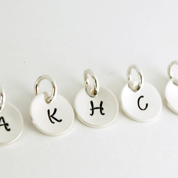 Initial Charm - Etsy