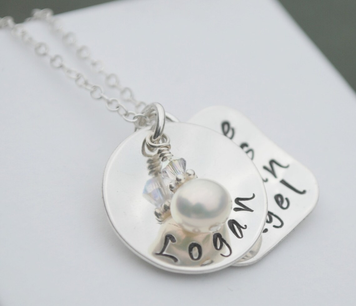 Memorial Bereavement Remembrance Jewelry Custom Necklace Hand | Etsy