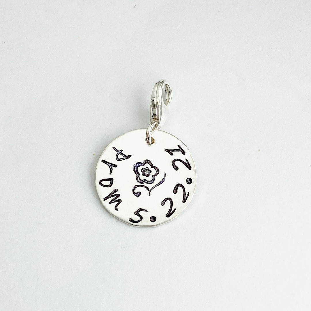 Promposal Custom Date Prom Charm Pendant for Girlfriend Date - Hand ...