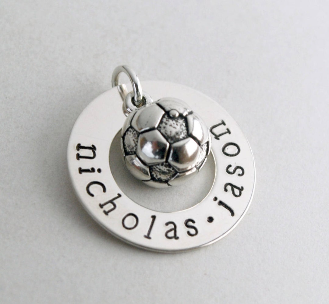 Soccer Pendant Soccer Ball Charm - Senior Night Girls Soccer ...