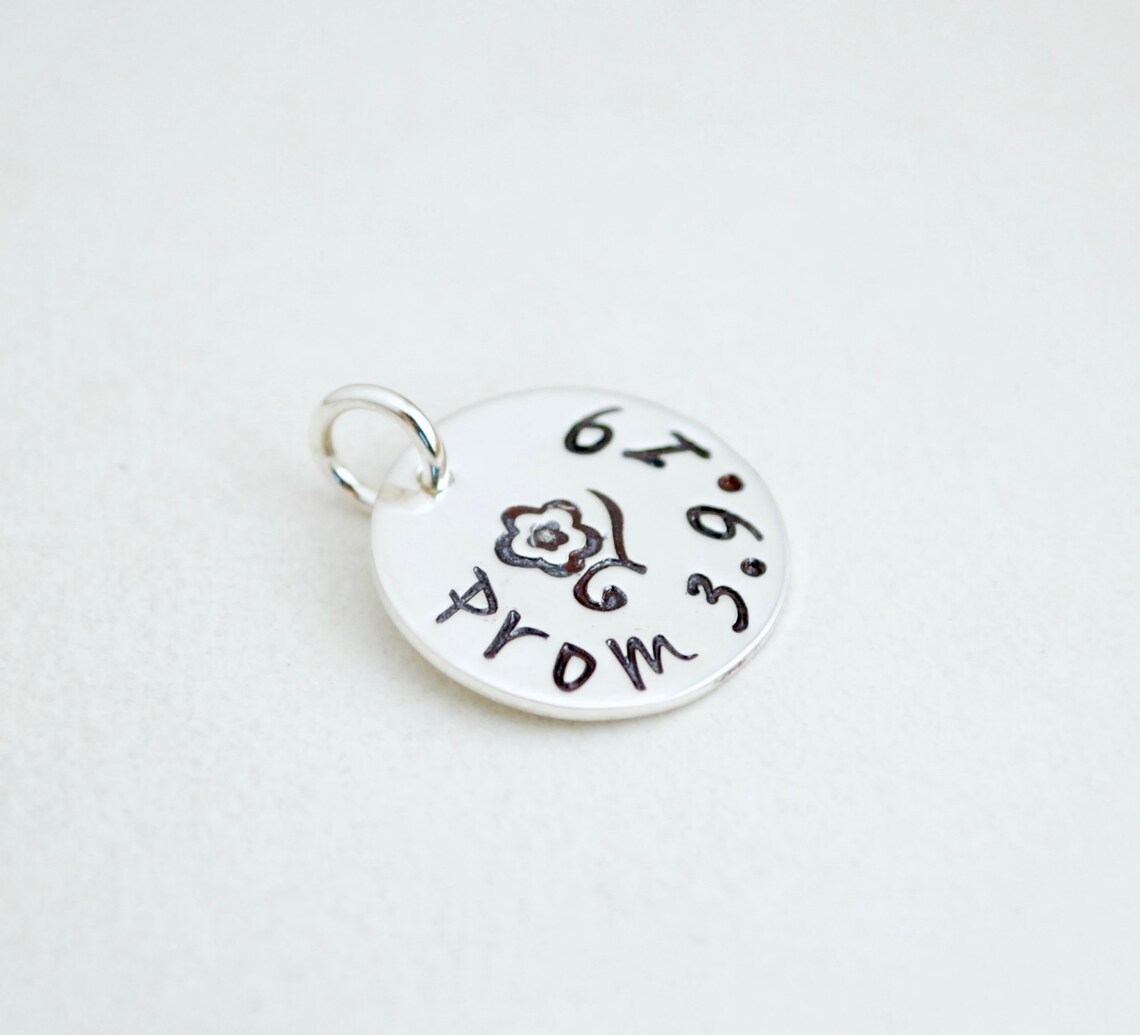 Promposal Custom Date Prom Charm Pendant for Girlfriend Date | Etsy