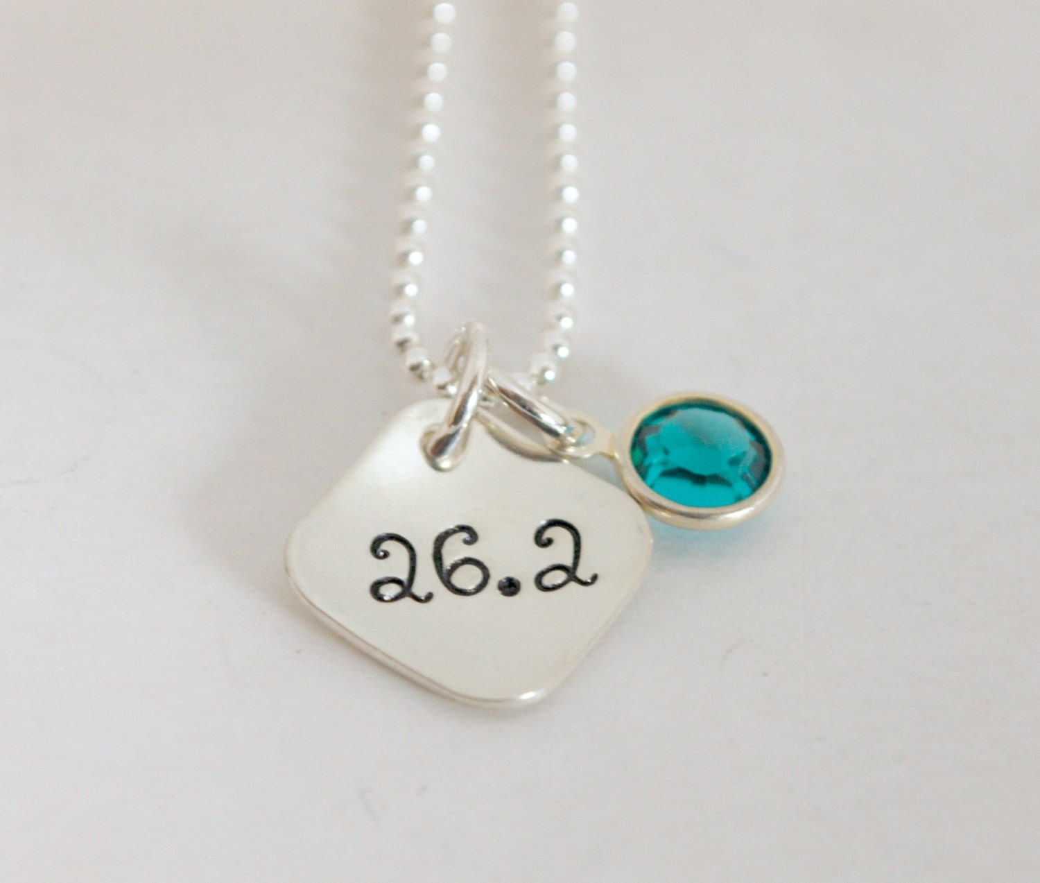 Custom Run Necklace Running Jewelry With Custom Birthstone - Etsy