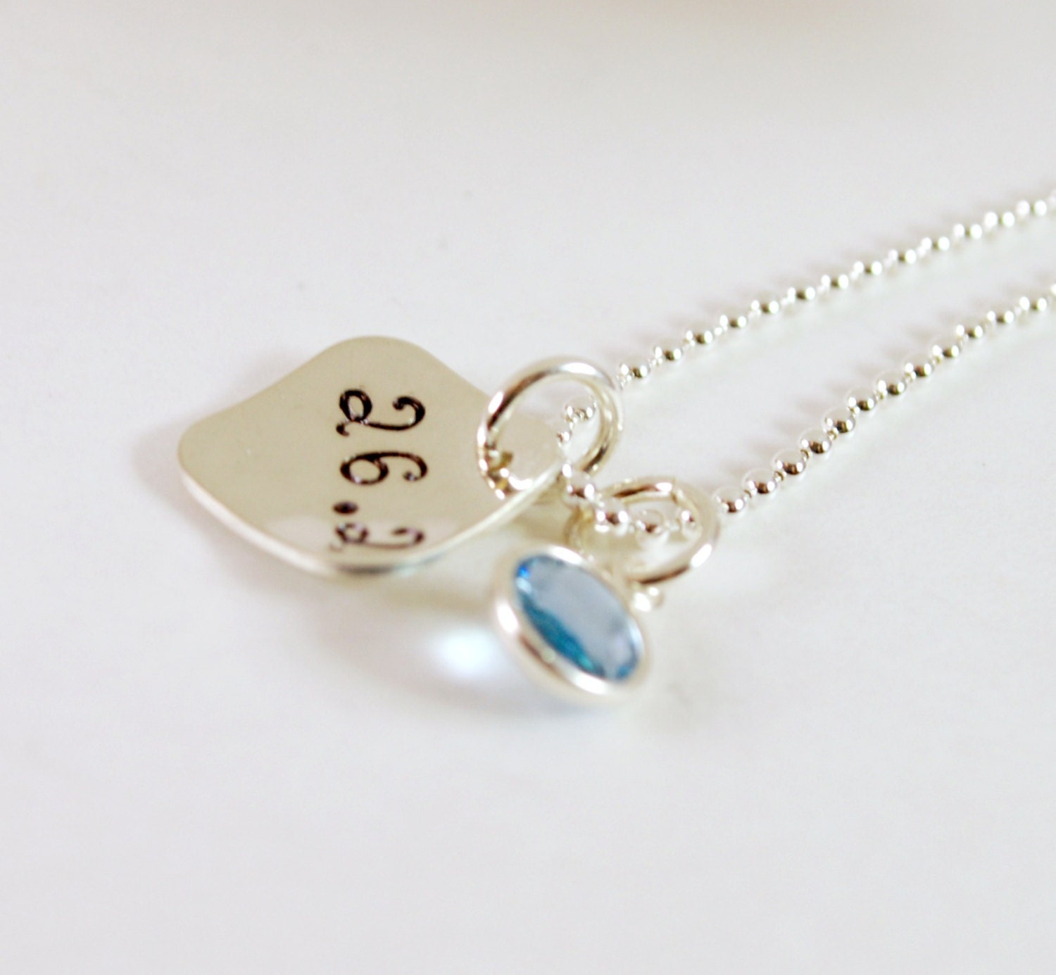 Custom Run Necklace Running Jewelry With Custom Birthstone - Etsy