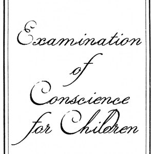 Examination of Conscience for Children, Printable PDF Download - Etsy