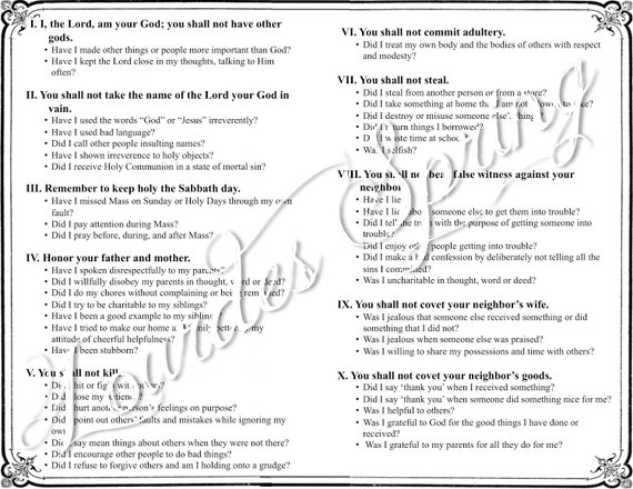 catholic mom examination conscience