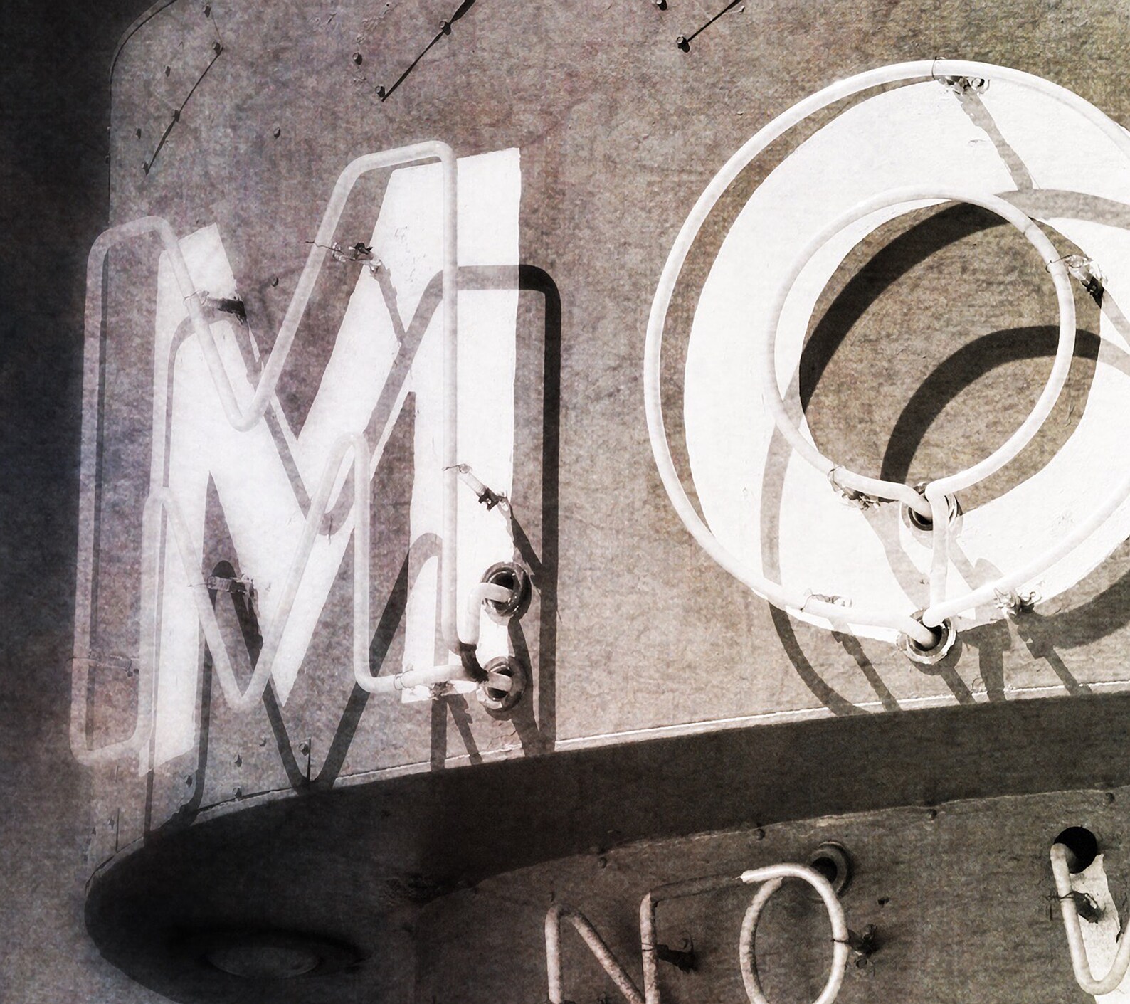 Mid-century Modern, Neon Sign Photo, Motel Sign, Road Trip, Colfax ...