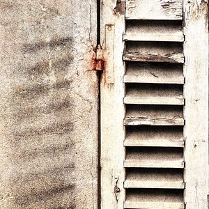 Paris Shutters Photo, Monochrome, Urban Shabby Chic, Travel Photography ...