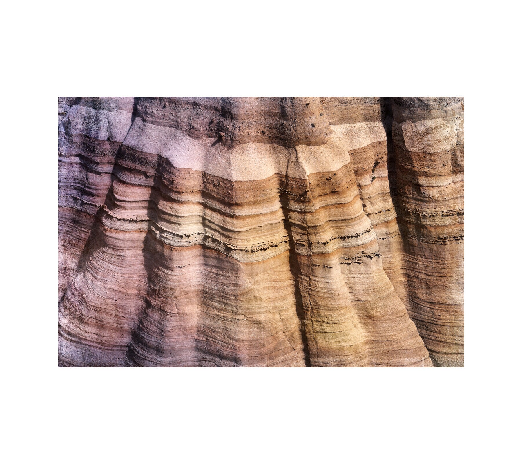 Rock Formation, Abstract Photography, Modern Art, Muted Colors, Stripes ...