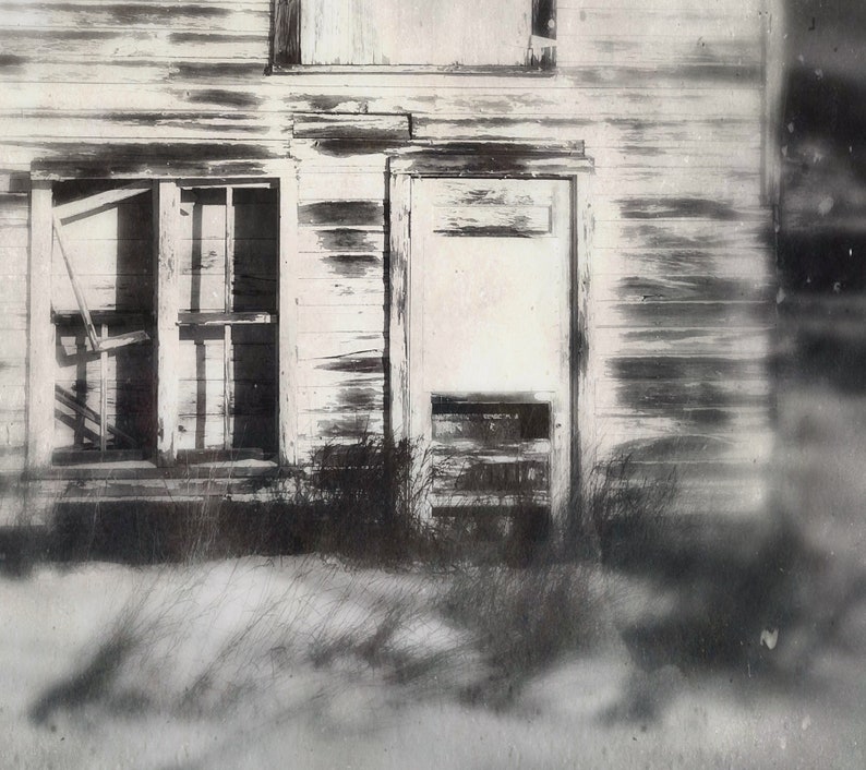 Moody Barn Photo Rustic Decor Rural Americana White Barn - Etsy