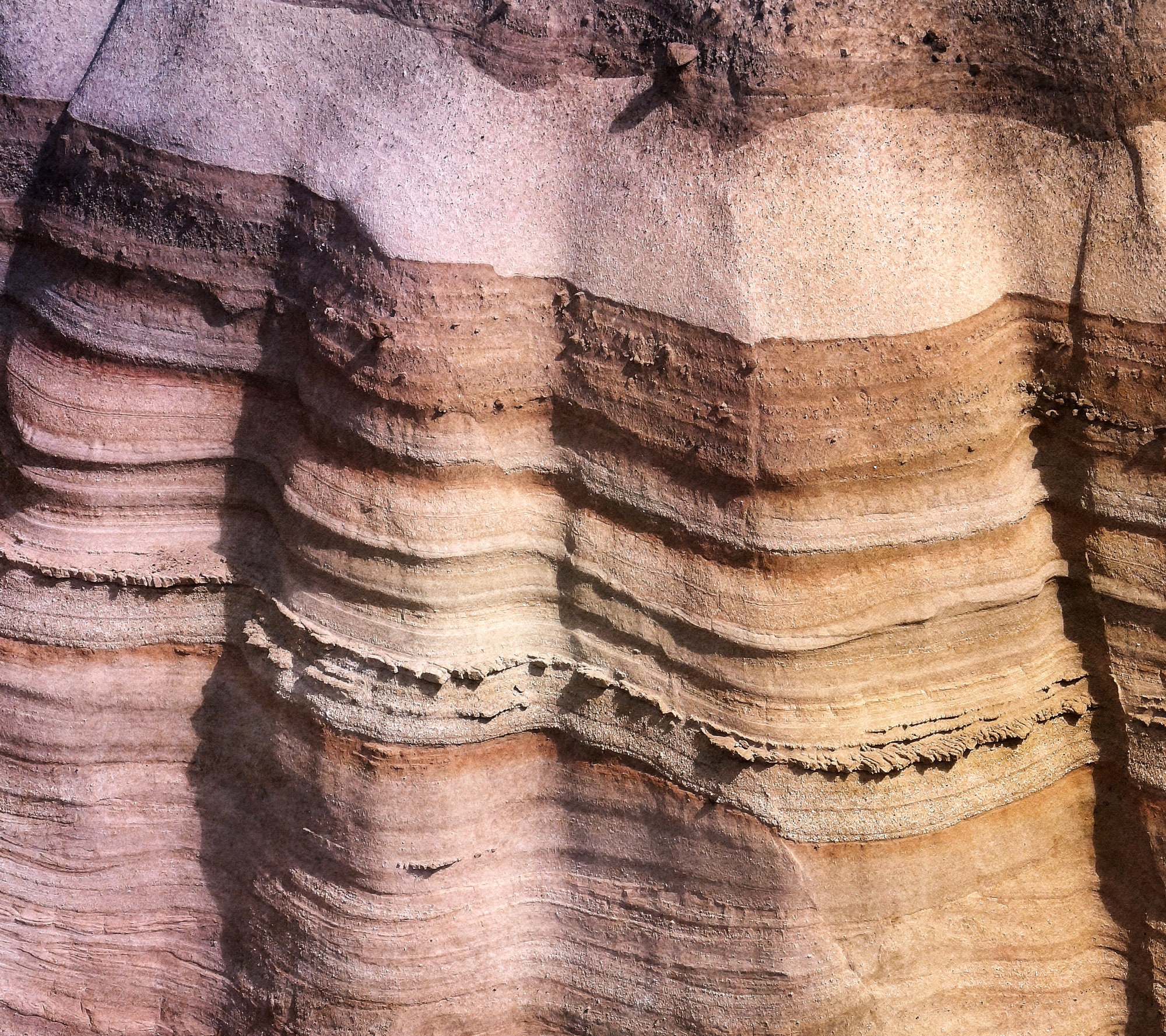 Rock Formation, Abstract Photography, Modern Art, Muted Colors, Stripes ...