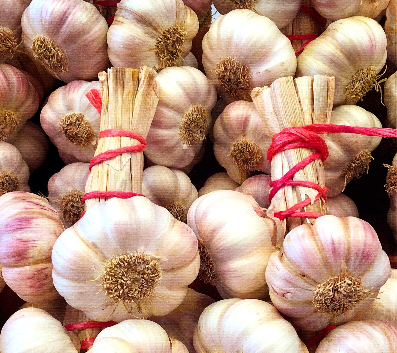French Market Photo, Pink Garlic, Kitchen Art, Food Photography, France ...