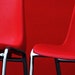 Red Chairs Photo, Fire Engine Red, Modern Art, Bold Office Decor ...