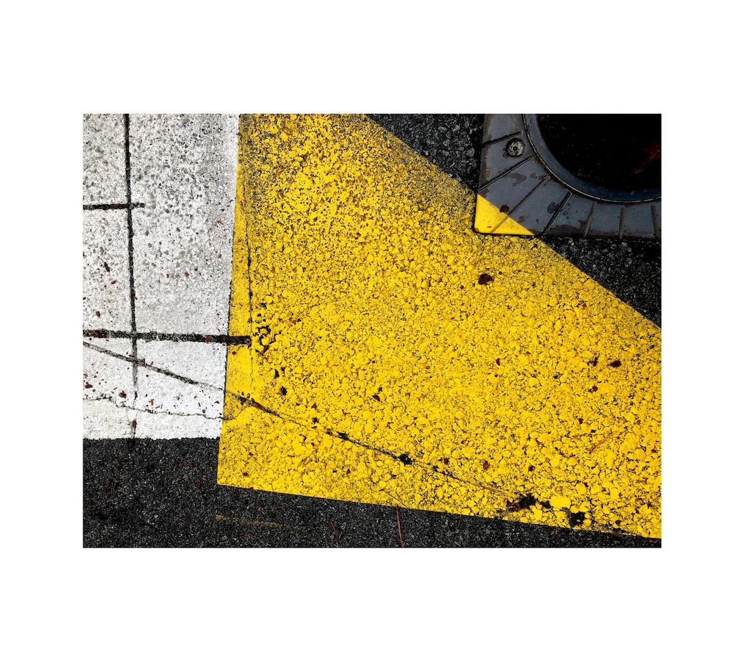 Street Geometry Photo, Modern Art, Abstract Photography, Asphalt ...