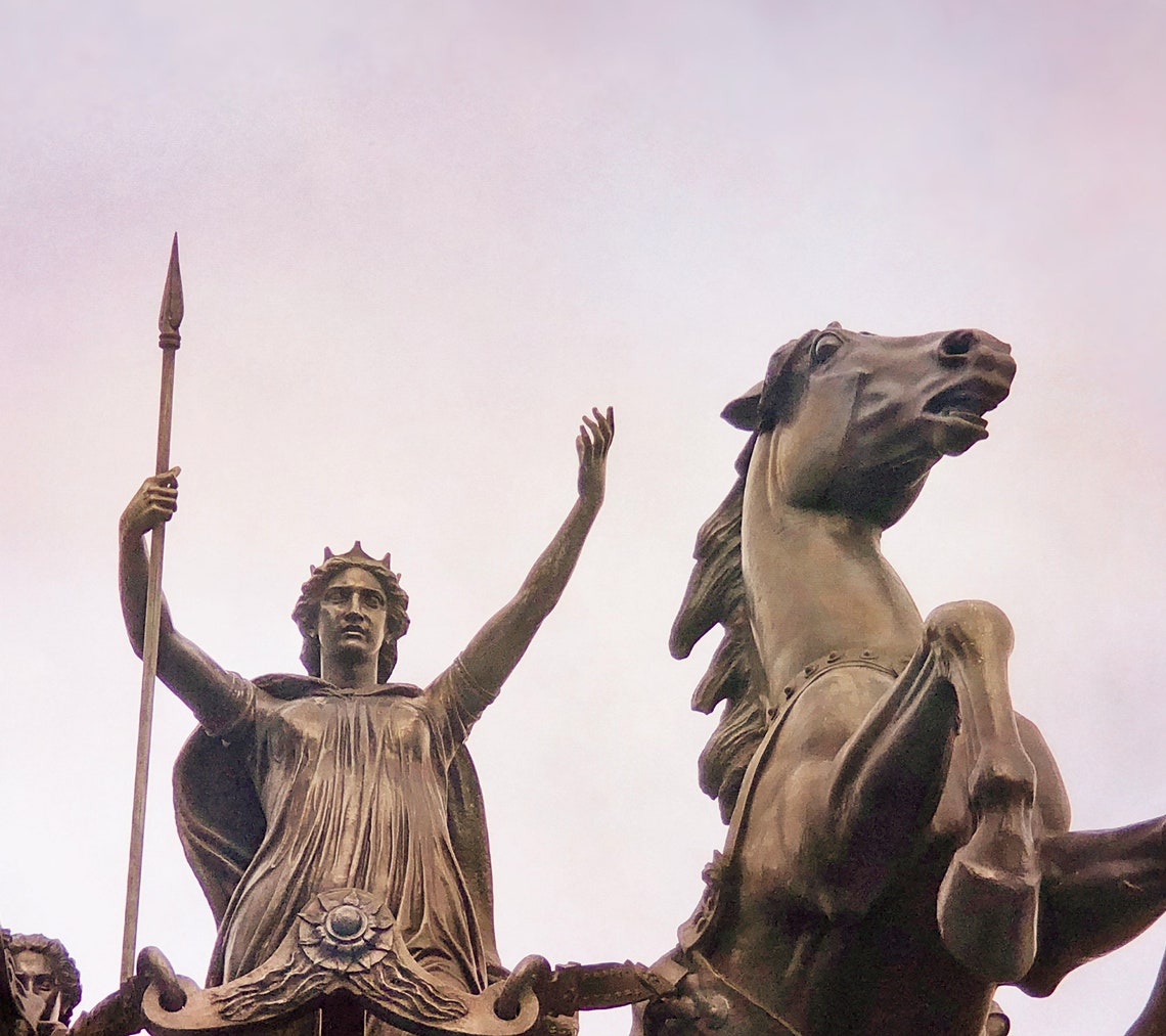 London Photo, Queen Bouddica, Westminster, Thames, Celtic Warrior ...