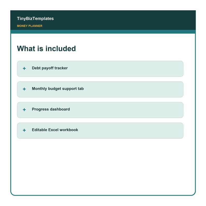 Debt Payoff Tracker Spreadsheet, Snowball Planner, Excel Template ...