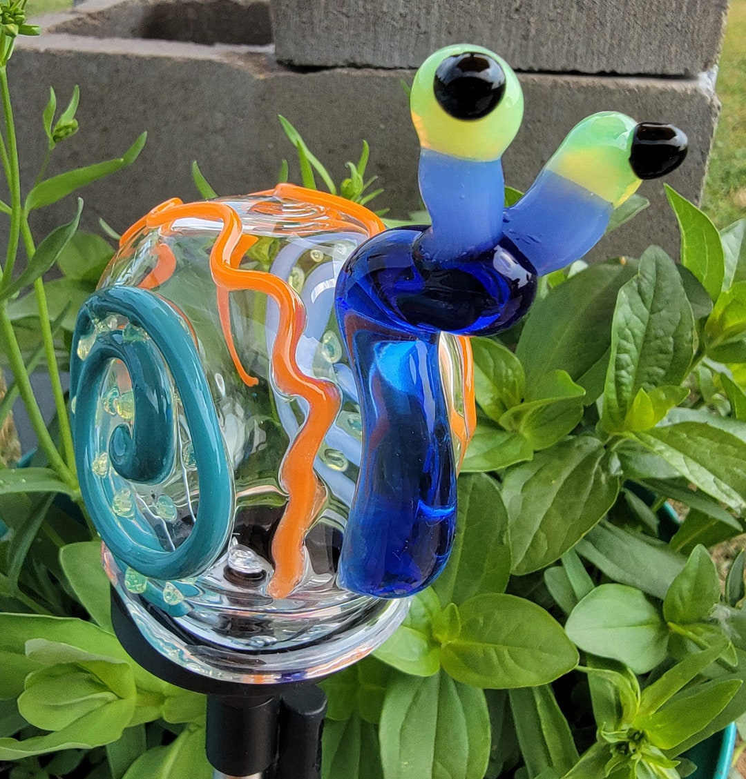 Snail Solar Stake - Etsy