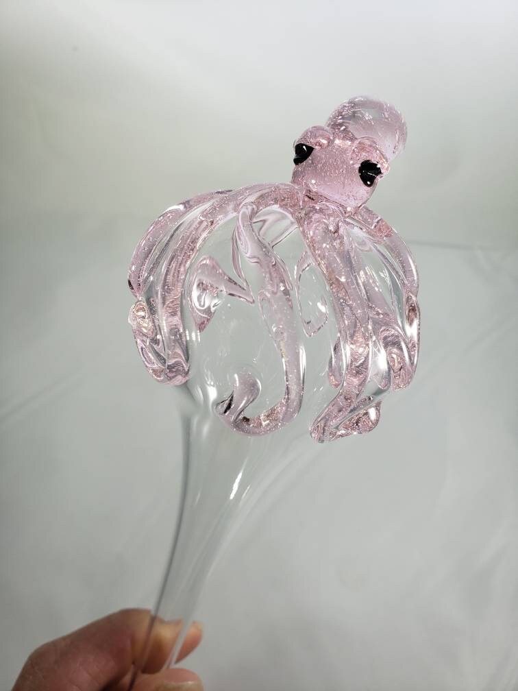Glass Art Glass Sculptures & Figurines Art & Collectibles Octopus ...