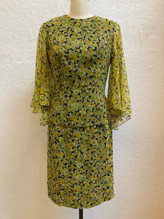 1960s Jems California Dress With Camisole Top Lin Gem