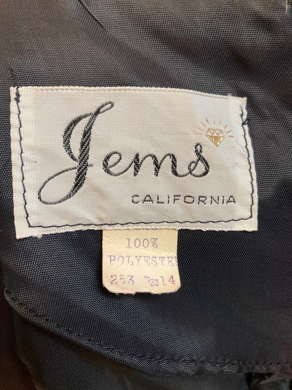 1960s Jems California Dress With Camisole Top Lin Gem