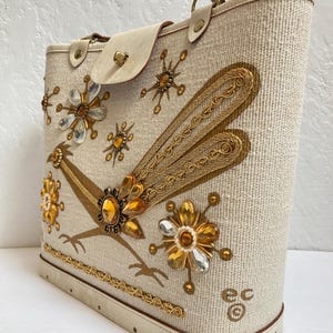 1960's enid Collins of Texas roadrunner Jeweled Purse / Handbag - Etsy