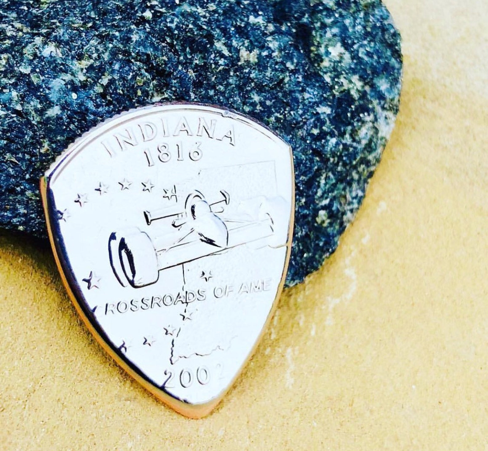 Coin Guitar Picks, the Original® US State Quarter-you Choose the State ...