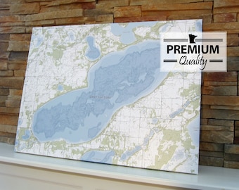 Otter Tail Lake Map - Etsy