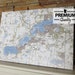 Prior Lake - Canvas Lake Map (premium Quality) - Etsy