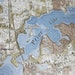 Prior Lake - Canvas Lake Map (premium Quality) - Etsy