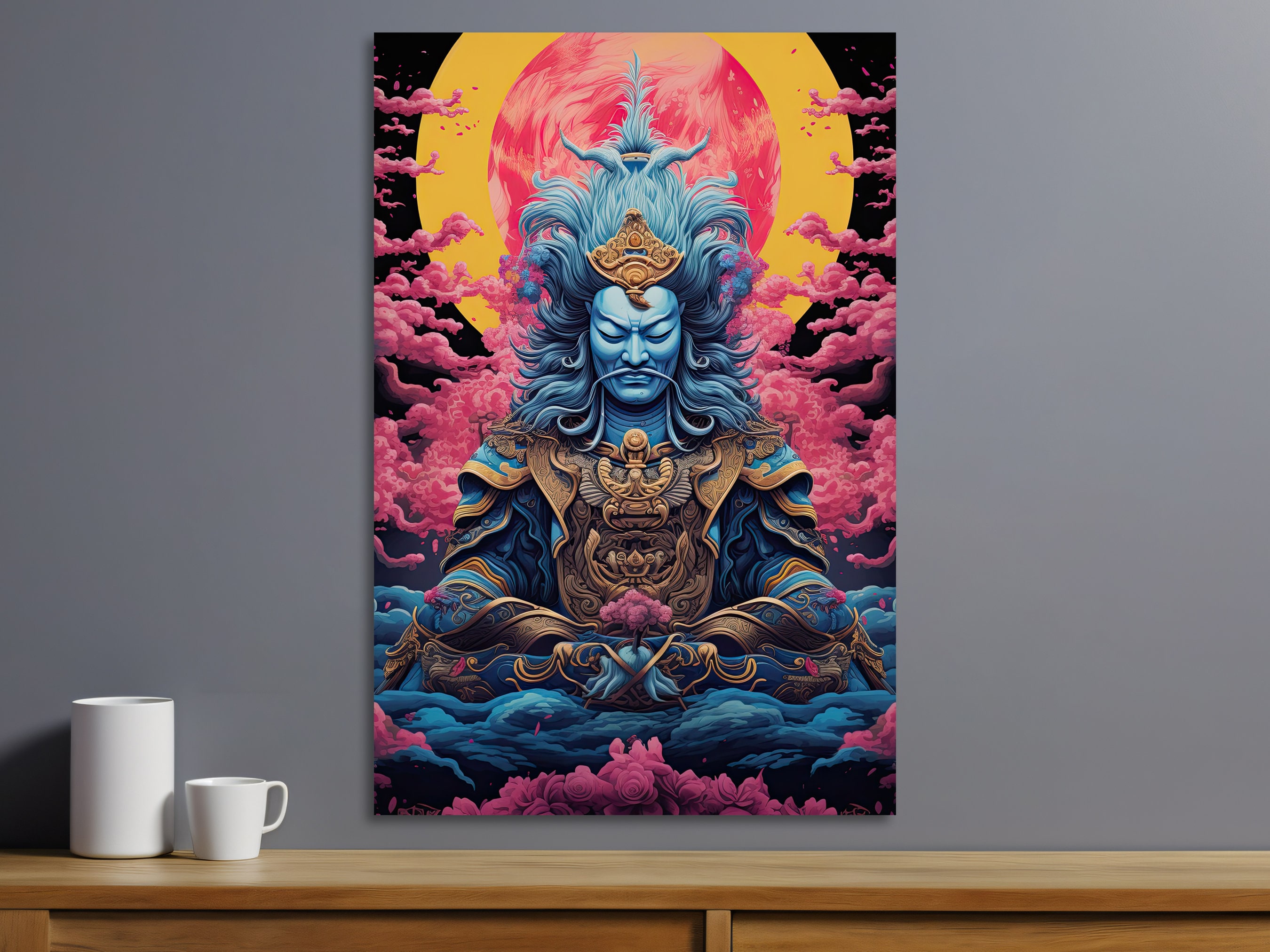 Samurai Surrealism Poster Collection Digital AI Art 300dpi - Etsy