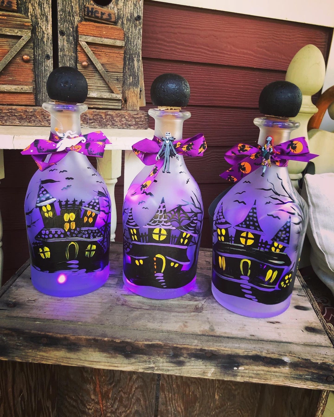 Haunted Mansion Halloween Lamp - Etsy