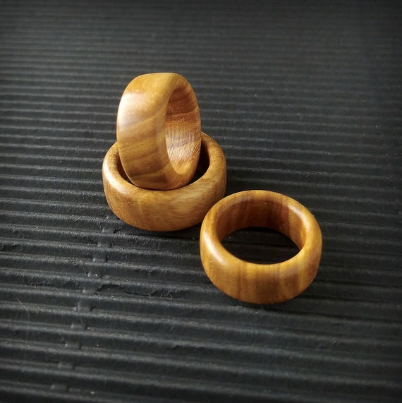 Wooden Ring Ash Core US 5 6 9 - Etsy