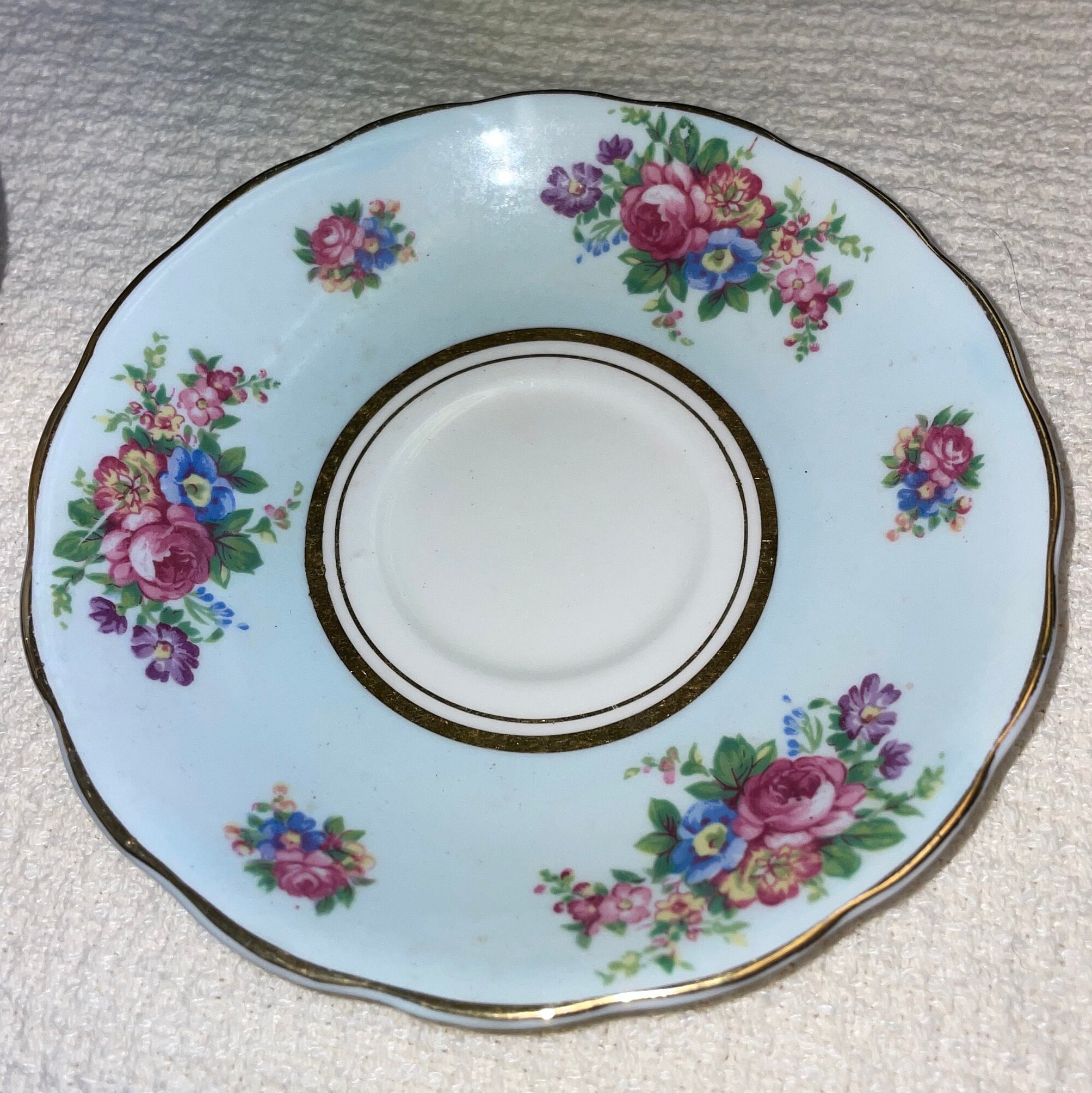 Vintage Colclough Bone China Floral Tea Set - Etsy